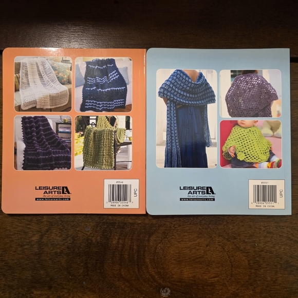 Art | Crochet Pattern Books Lot Of 2 New | Poshmark